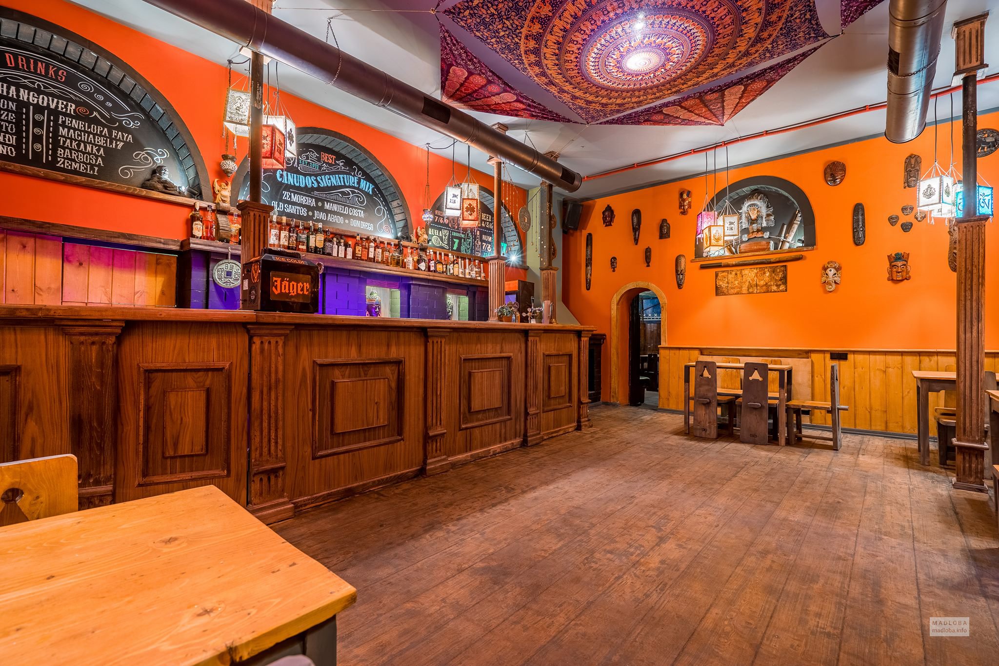 Straws Ethnic Bar in Tbilisi on Elbakidze St. Samaia Square, offers its ...