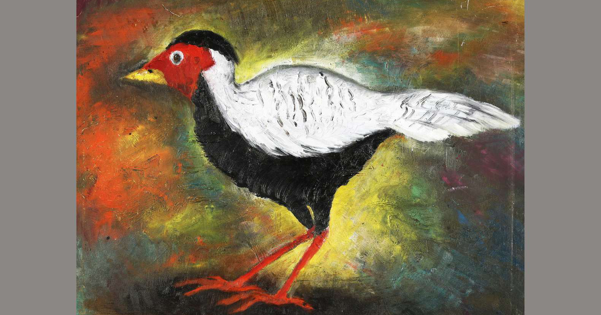 An art exhibition of paintings at the Elena Gallery in Tbilisi. Works ...