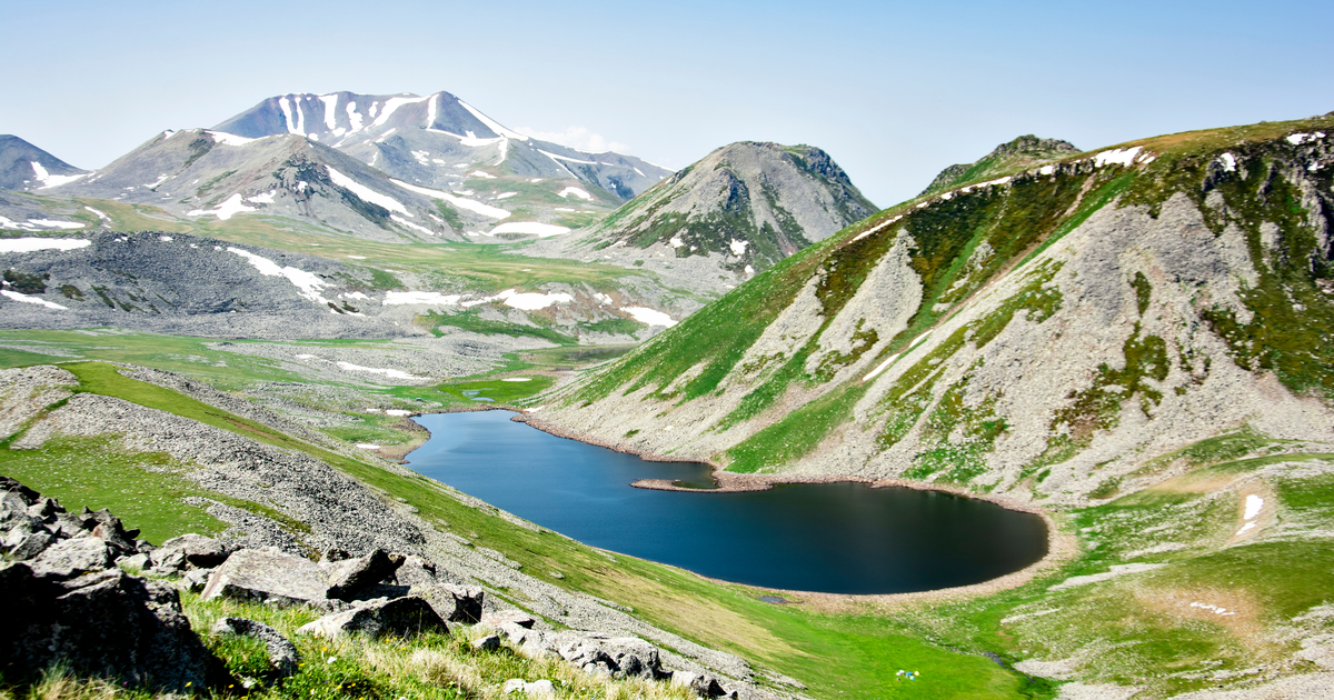 Lake Levani in Abul-Samsri is adjacent to other local lakes ...