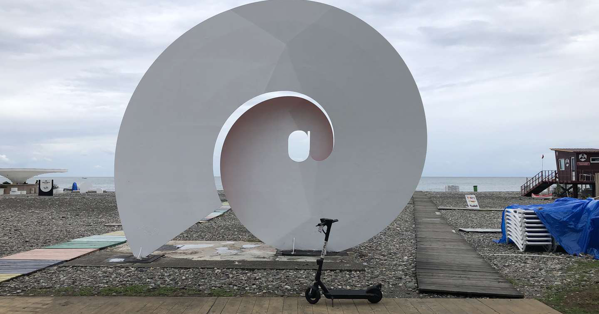 Monument to the Internet "@" or "Seashell" in Batumi. Where to take a ...