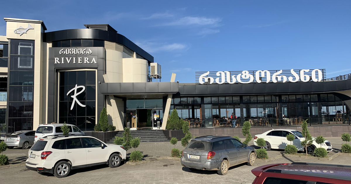 The Riviera restaurant in Batumi. Culinary masterpieces in a luxurious ...