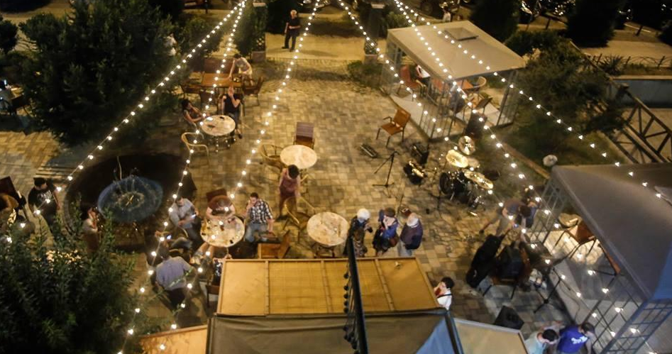 The Wall bar in Tbilisi near Orbeliani Square offers visitors to enjoy ...