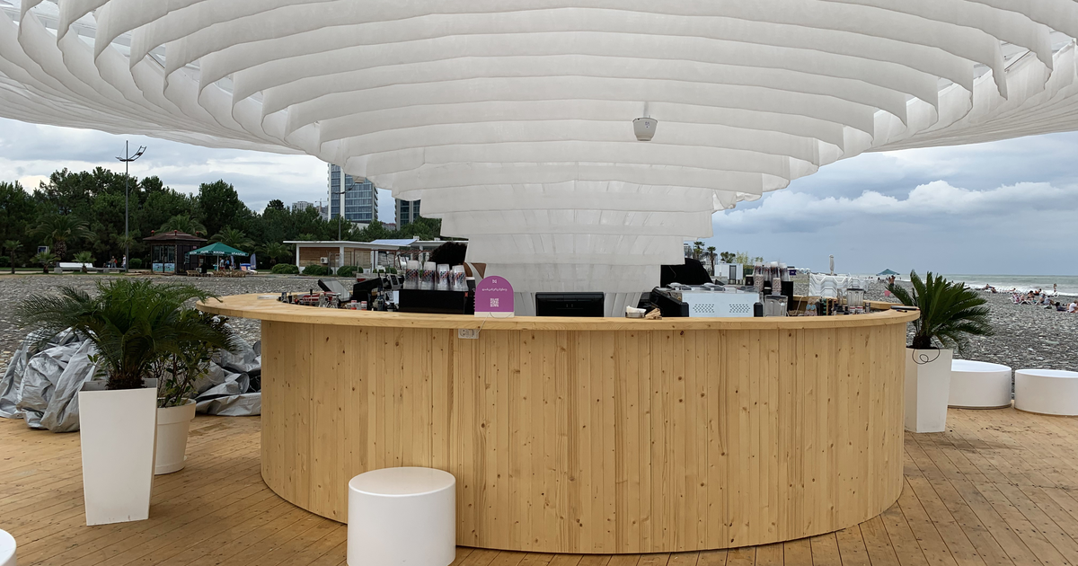 "Meama" Cafe - The Best Coffee Cocktails on Batumi Beach - Madloba