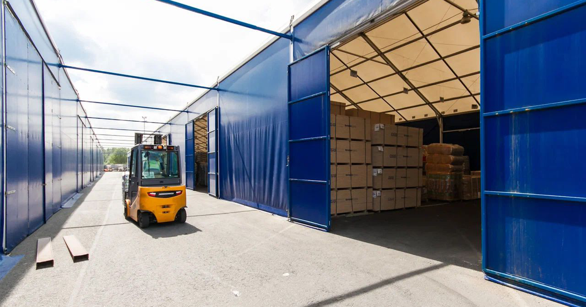 მოზაიკის ლოჯისტიკური კომპანიის სასაწყობე შენობა თბილისში. მომხმარებელთა ...