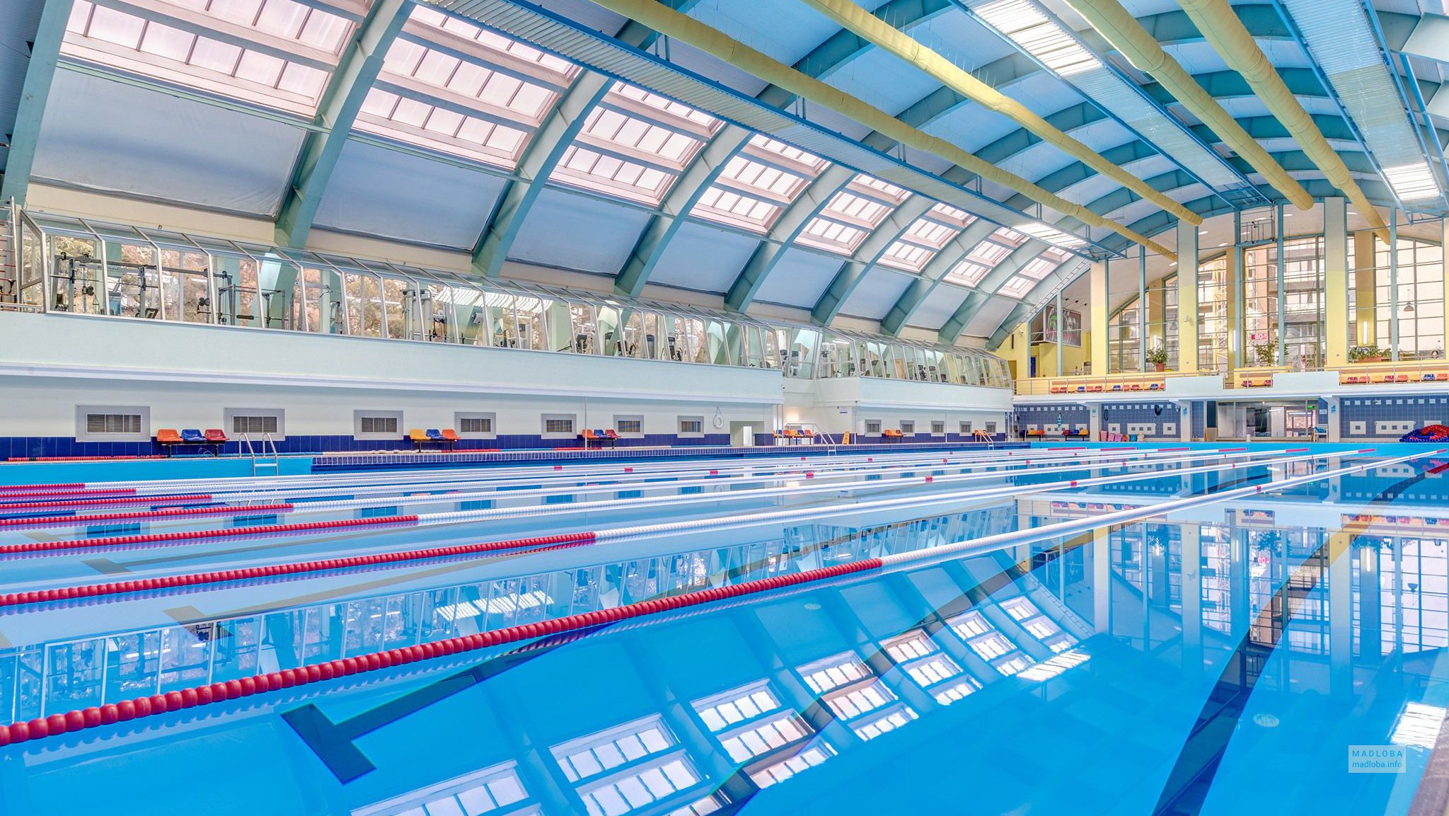 Swimming, fitness, aerobics and boxing in the Vake Swimming Pool in ...